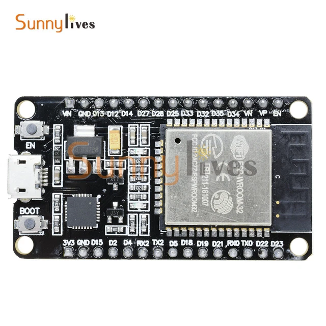 ESP32 ESP32S ESP-WROOM-32 Development Board 2.4GHz Dual Mode WiFi ...