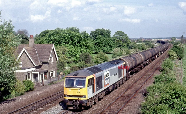 ORIGINAL 35MM SLIDE BR Class 60 no.60070 at Barnetby +rights for use £3 ...