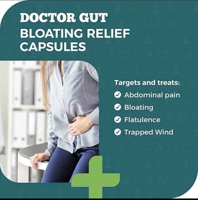 DR GUT- Doctor Gut Bloating Relief - 30 Capsules £10.23 - PicClick UK