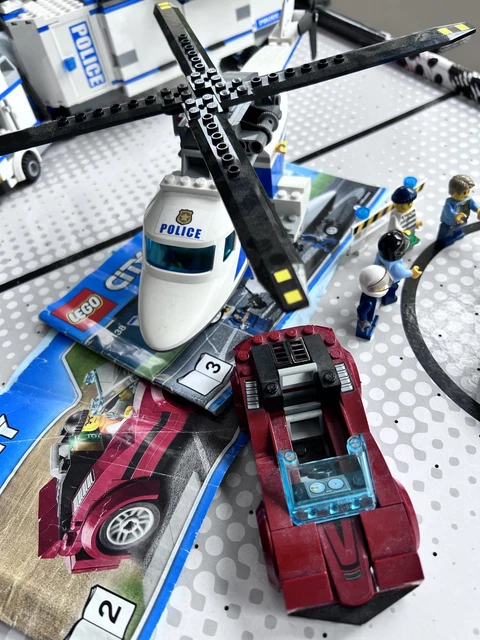 LEGO CITY 60138 Police High-speed Chase Helicopter Police & Crooks Cars ...