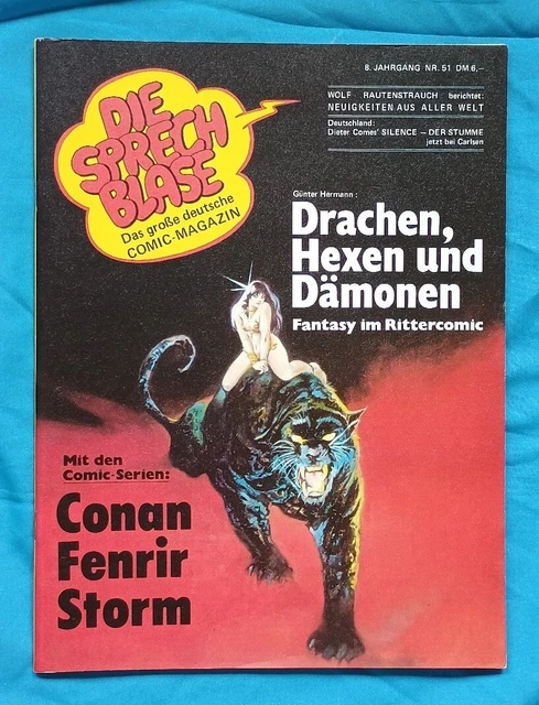 DIE SPRECHBLASE NR. 51 mit Conan, Fenrir und Storm, TOP-Zustand EUR 2 ...