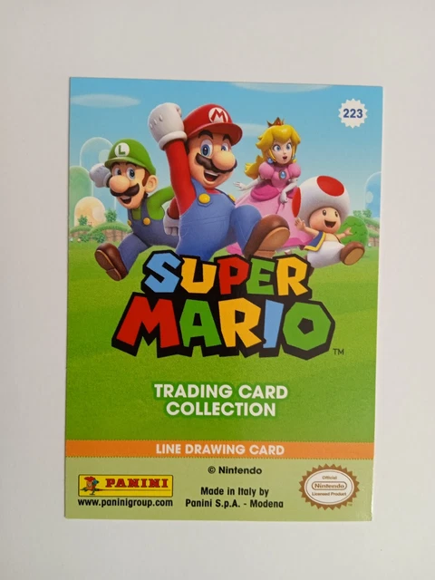 SUPER MARIO TRADING CARD COLLECTION PANINI 2022 ROSALINA n 223 NEW £1. ...