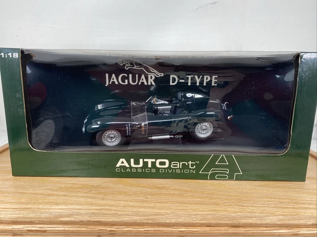 1/18 AUTOART JAGUAR D Type Short Nose Green Part # 73561 READ ! $56.00 ...