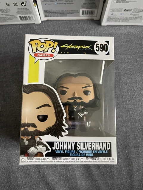 FUNKO POP! GAMES Cyberpunk 2077 Johnny Silverhand #590 Vinyl Figure EUR ...