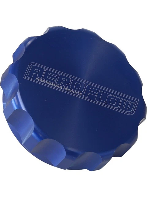 AEROFLOW 2-1/2 INCH Billet Aluminium Filler Cap Blue (AF59-460-40BL ...