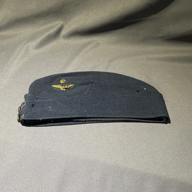 WW2 ORIGINAL OFFICERS 1943/5 Raf Side Cap Genuine Item £52.72 - PicClick UK