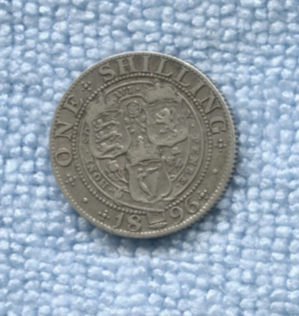 1896 SHILLING SILVER Coin Great Britain UK Z-457 EUR 27,62 - PicClick FR