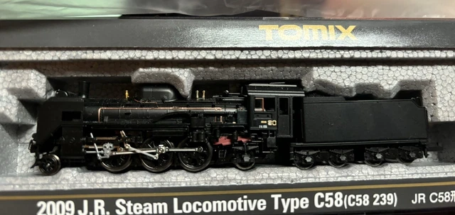 TOMIX N GAUGE JR C58 Type 239 2009 Railway model steam locomotive $99. ...
