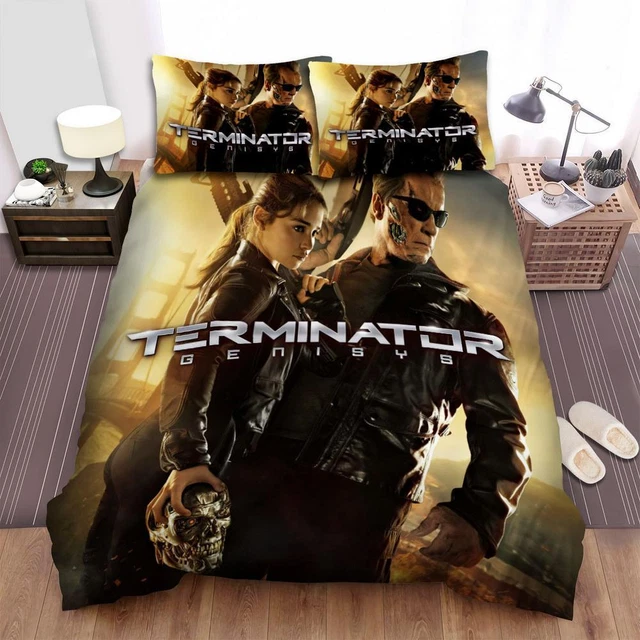 TERMINATOR GENISYS MOVIE Sarah Connor Poster Quilt Duvet Cover Set ...