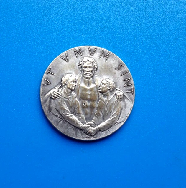 #20183# VINTAGE: MÉDAILLE religieuse médaillon jeton - Rome Ut Unum Sit ...