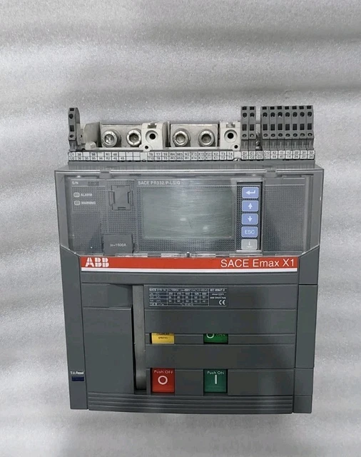 ABB SACEX1N16 PR332/P-LSIG 1600A Sace Emax X1 3Pole Circuit Breaker ...