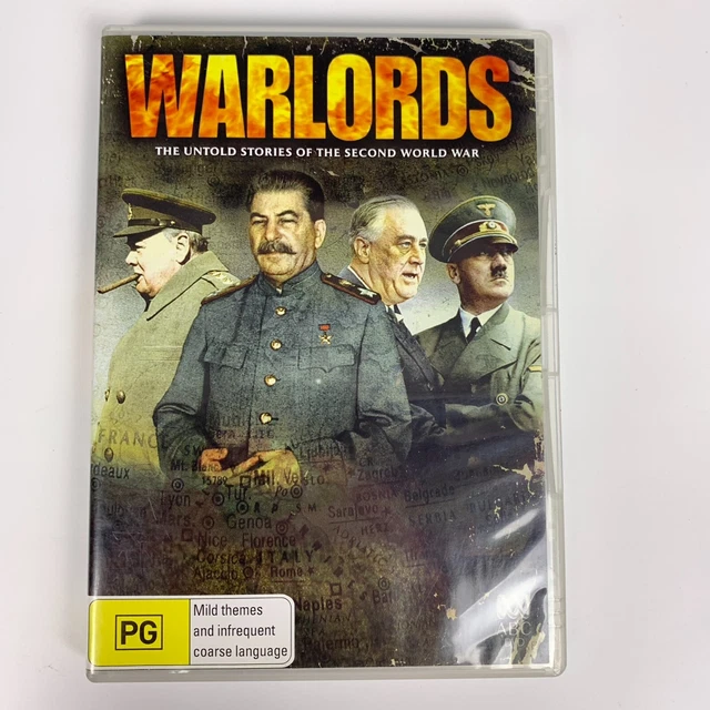 WARLORDS (DVD 2008) WW2 documentary Stalin Hitler Churchill Roosevelt ...