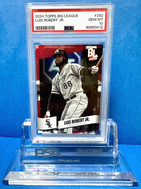 LUIS ROBERT JR. Super Rare Feuille Rouge 2024 Topps Big League PSA 10 ...