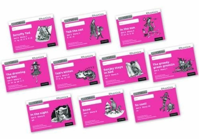 READ WRITE INC. Phonics: Pink Set 3 Core Black & White Storybooks ...