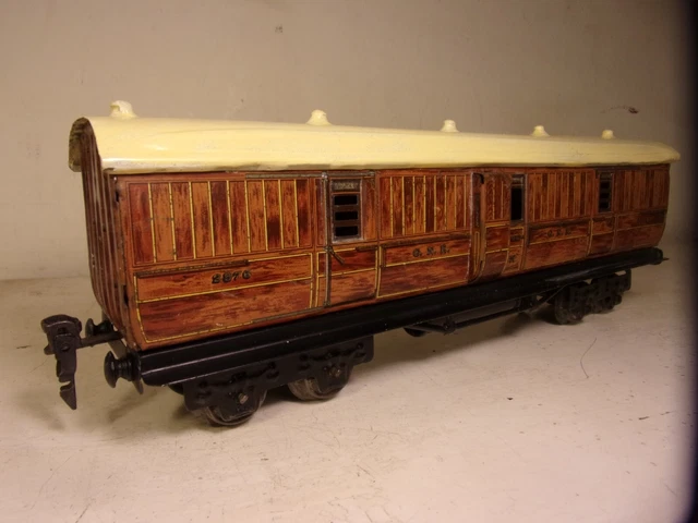 MARKLIN&O&=GNR BOGIE FULL Brake/parcels coach-Teak/cream-2876-SUPERB ...