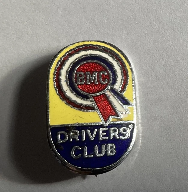 VINTAGE BMC DRIVERS Club Enamel Badge 1950s £7.50 - PicClick UK