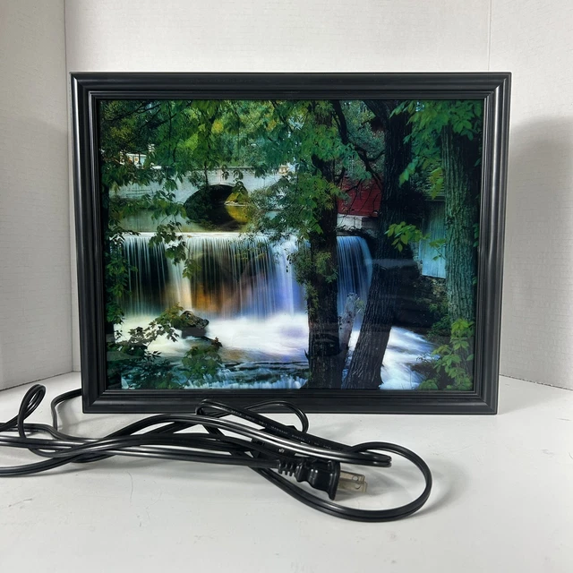 VINTAGE MOTION IMAGE Moving Picture Lamp Waterfall Picture Light With ...
