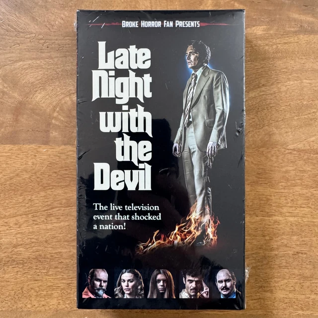 LATE NIGHT WITH the Devil (VHS, 2024) OOP/MINT/SEALED Witter Shudder ...
