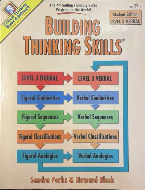 CRITICAL THINKING COMPANY Building Thinking Skills Level 3 Verbal ...