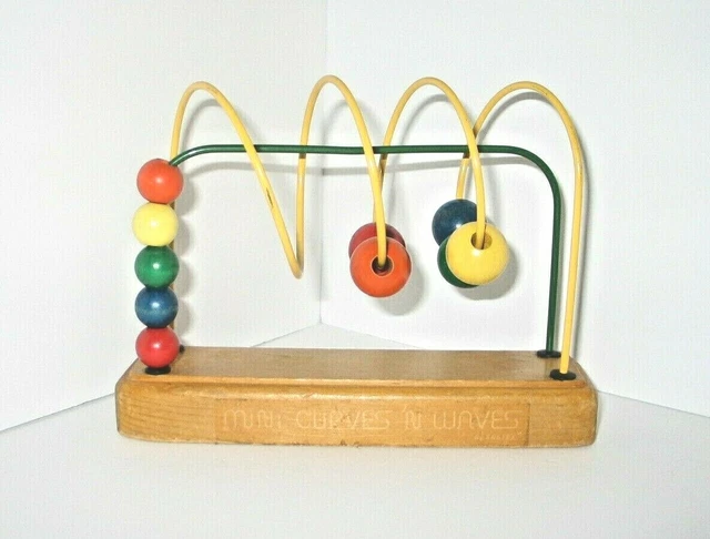 VINTAGE MINI CURVES 'N WAVES Children's Toy by Anatex 7 inches $9.00 ...