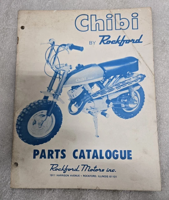 ORIGINAL ROCKFORD CHIBI Parts Catalog Mini Bike £26.72 - PicClick UK