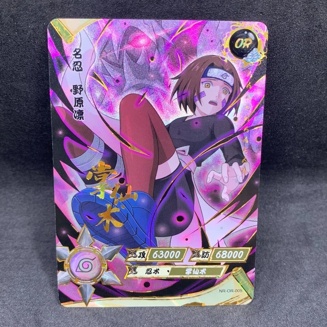 NARUTO KAYOU CCG - Rin Nohara OR-005 Full Art - Naruto Trading Card ...