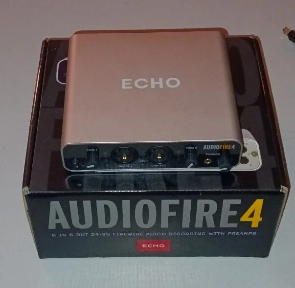 ECHO AUDIO RECORDING with Preamps Audiofire 4 Complete mint Great ...