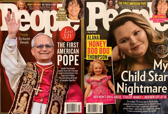 PEOPLE MAGAZINE MAY 26, 2025 Pope Leo XIV/Honey Boo Boo 2 Different ...