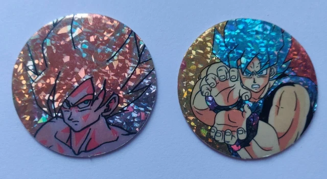 LOT DE 2 Anciens Pogs Dragon ball Z - Collector - Ultra Rare EUR 6,00 ...