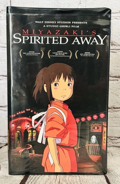 SPIRITED AWAY STUDIO Ghibli VHS Disney Presents 2001 Clamshell Miyazaki's £21.20 - PicClick UK