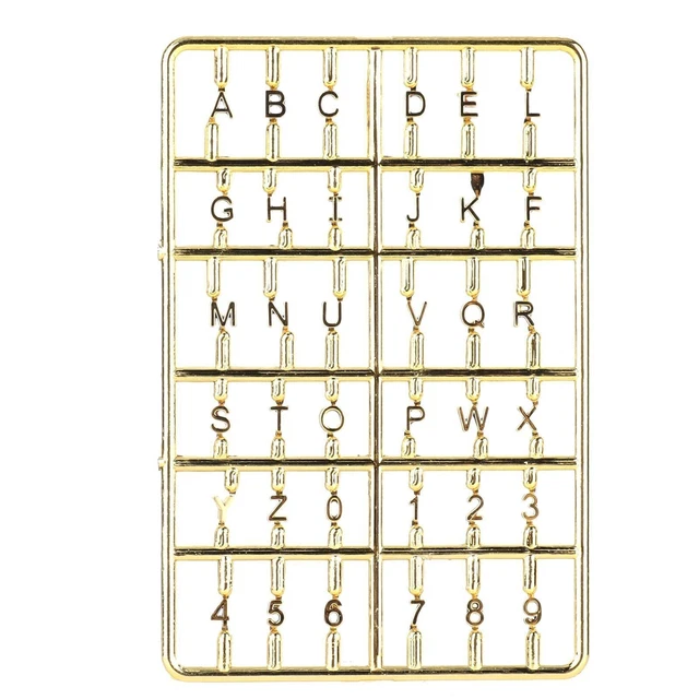 THE DOLL HOUSE Letters Numbers Set 1/12 DIY Miniature Front Door ...
