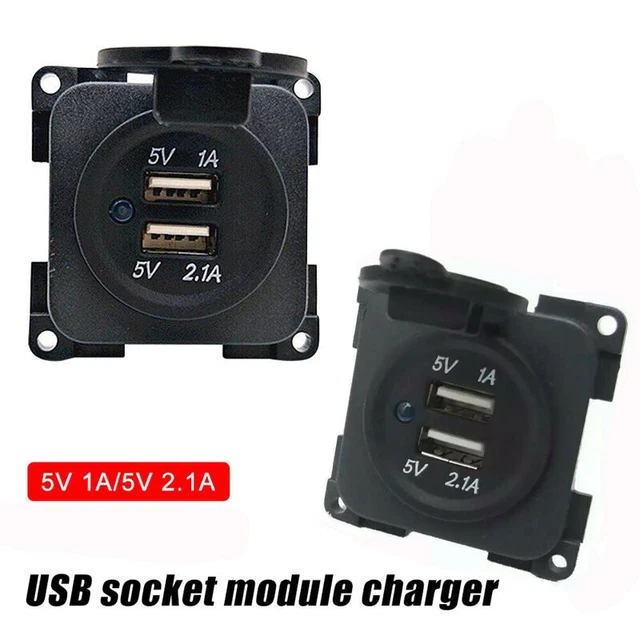 DC 12V CBE C-Line Dual Double USB Socket Charger For Campervan Caravan ...