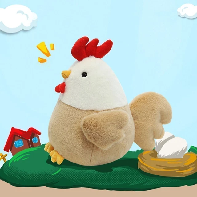 23CM CHICKEN PLUSH Toy Soft Stuffed Animal Doll Gift for Kids Hen Plush ...