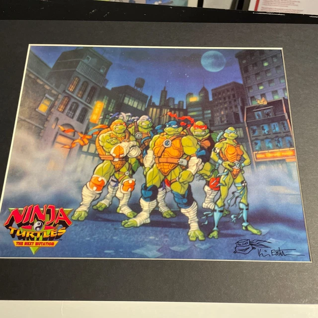 TEENAGE MUTANT NINJA turtles Autograph production art TMNT Animation ...