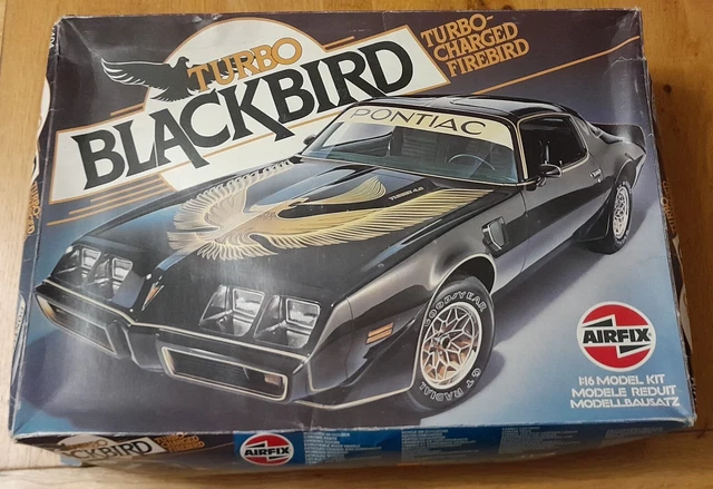 AIRFIX TURBO BLACKBIRD Firebird 1/16 Scale Model Kit, Unassenbled EUR ...