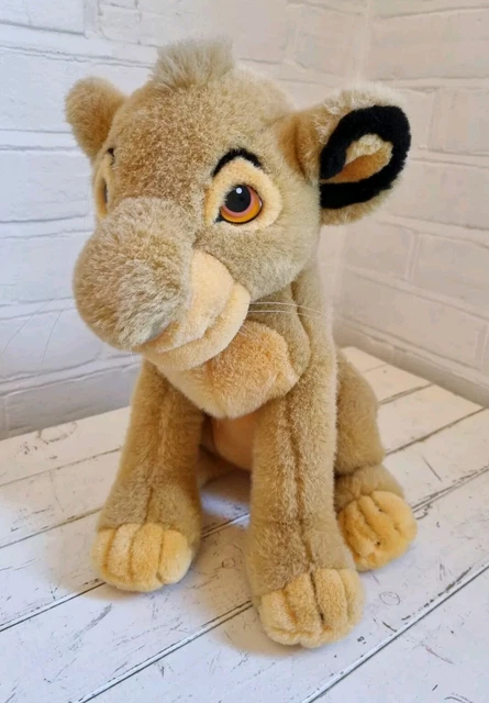 VINTAGE DISNEY LION King Plush Simba Sitting Cub Doll Store Exclusive ...