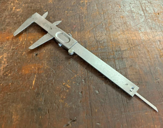 VINTAGE 15CM VERNIER Caliper Made in Spain. Engineering Hand Tools $29. ...