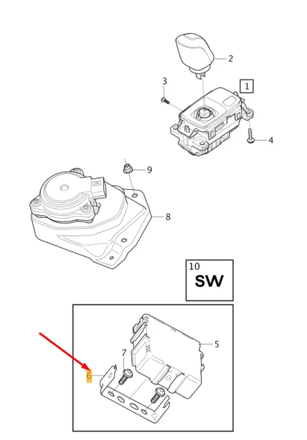 VOLVO XC60 MK2 Auto Transmission Control Unit Bracket 31367654 NEW ...