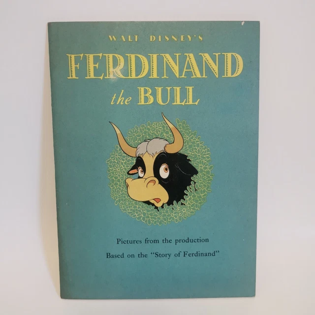 WALT DISNEY'S FERDINAND The Bull 1938 Based On The "Story Of Ferdinand ...