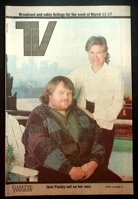 TV MAGAZINE MARCH 11-17 1990 NBC Today Show Jane Pauley Changes Louie ...