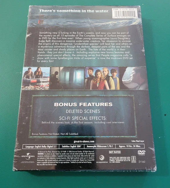 SURFACE - THE complete Series 4 Disc DVD Set 2006 $12.50 - PicClick CA