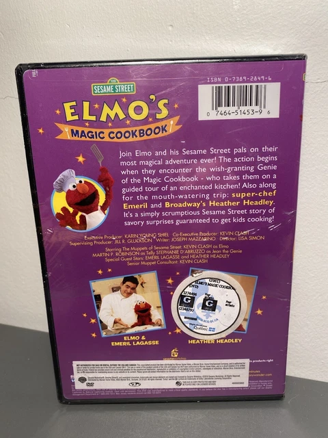 ELMO'S MAGIC COOKBOOK Sesame Street DVD Story New Sealed $19.99 ...