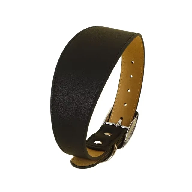 PU PET COLLAR Adjustable Dog Collar Widened Design Strong and Durable ...