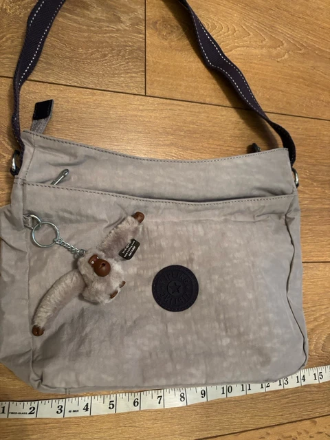 KIPLING MARYANA MEDIUM Shoulder Bag Slate Grey & Navy RRP £75 NEW £49. ...