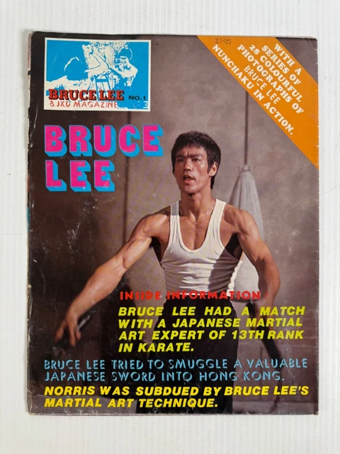 BRUCE LEE & JKD Magazine No. 1 Original 1970's Poster Magazine £28.84 ...