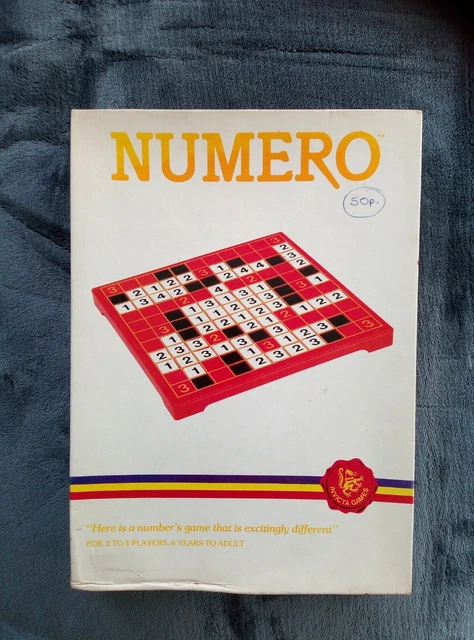 *RARE* VINTAGE NUMERO Board Game (1979 Invicta) £7.00 - PicClick UK