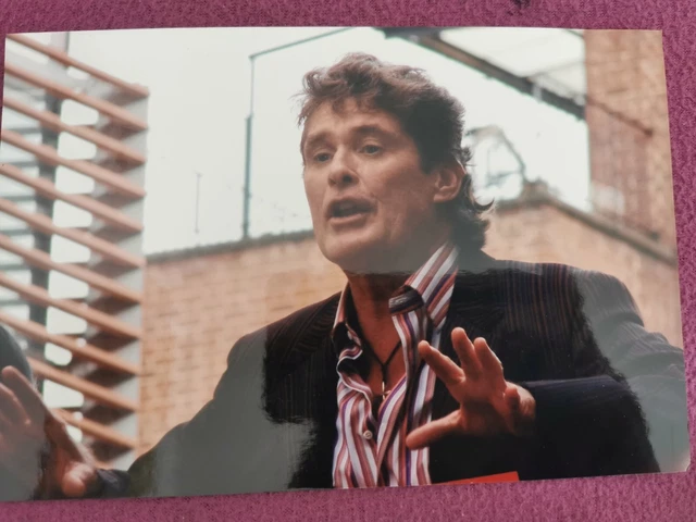 DAVID HASSELHOFF BAYWATCH Knight Rider Foto Photo 12, 5x19 cm EUR 85,00 ...