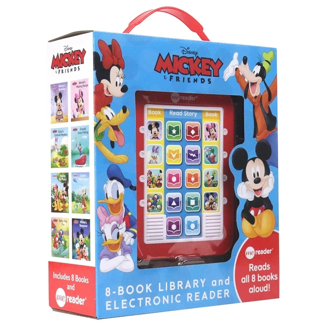 DISNEY MICKEY AND Friends: Me Reader 8-Book Library. NEW Hardback £19. ...