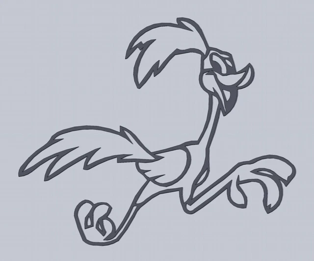 10 DXF G code file Wile E. Coyote Road Runner laser cut plasma router ...