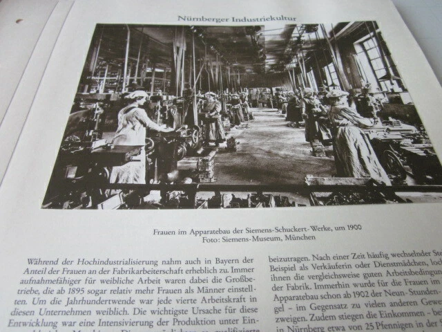 NÜRNBERG DOKU 6010 Apparatebau Siemens Schuckert um 1900 Frauenarbeit ...